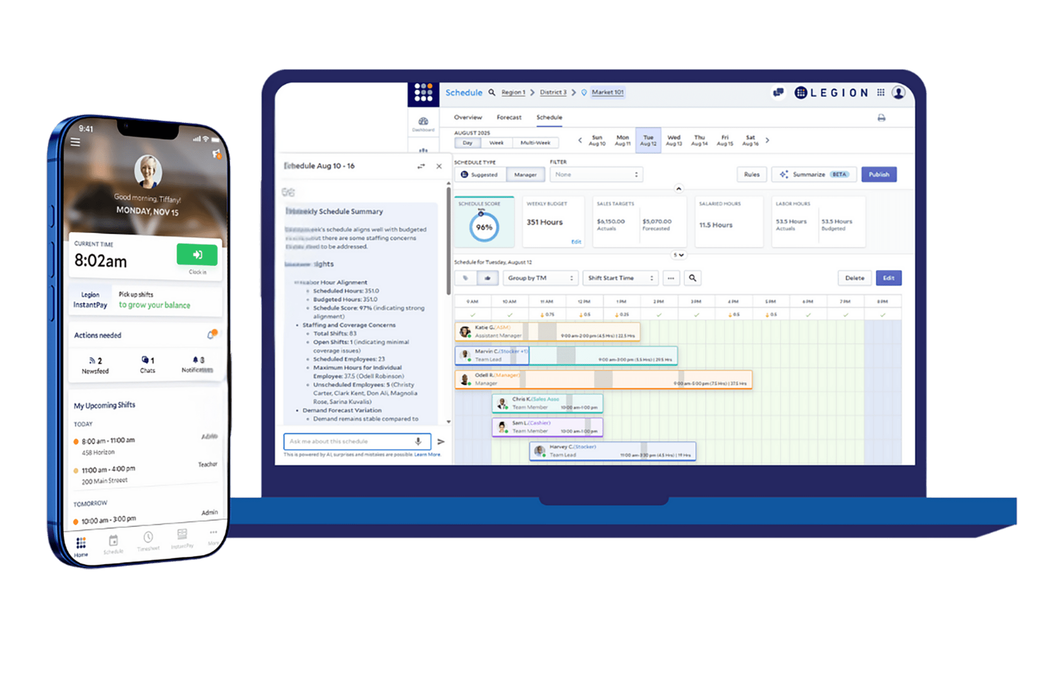 Intelligent Automation Powered by Legion Workforce Management Platform